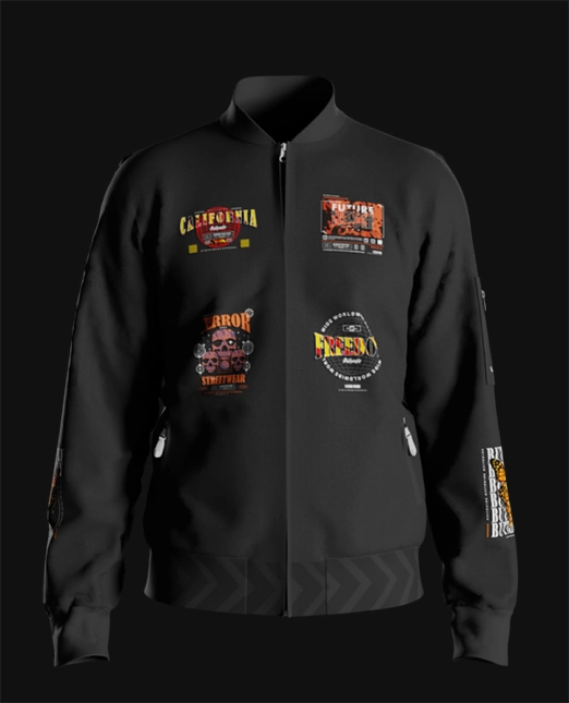 3D Bomber Jacket Mockup Vol 10 | Template Bomber Jacket 3D