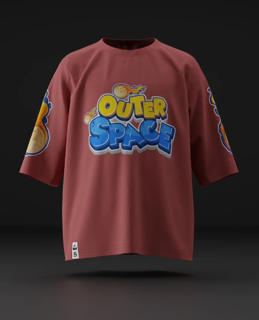 3D Kids Oversized T-Shirt Mockup Vol 30 | 3D Kaos Oversize