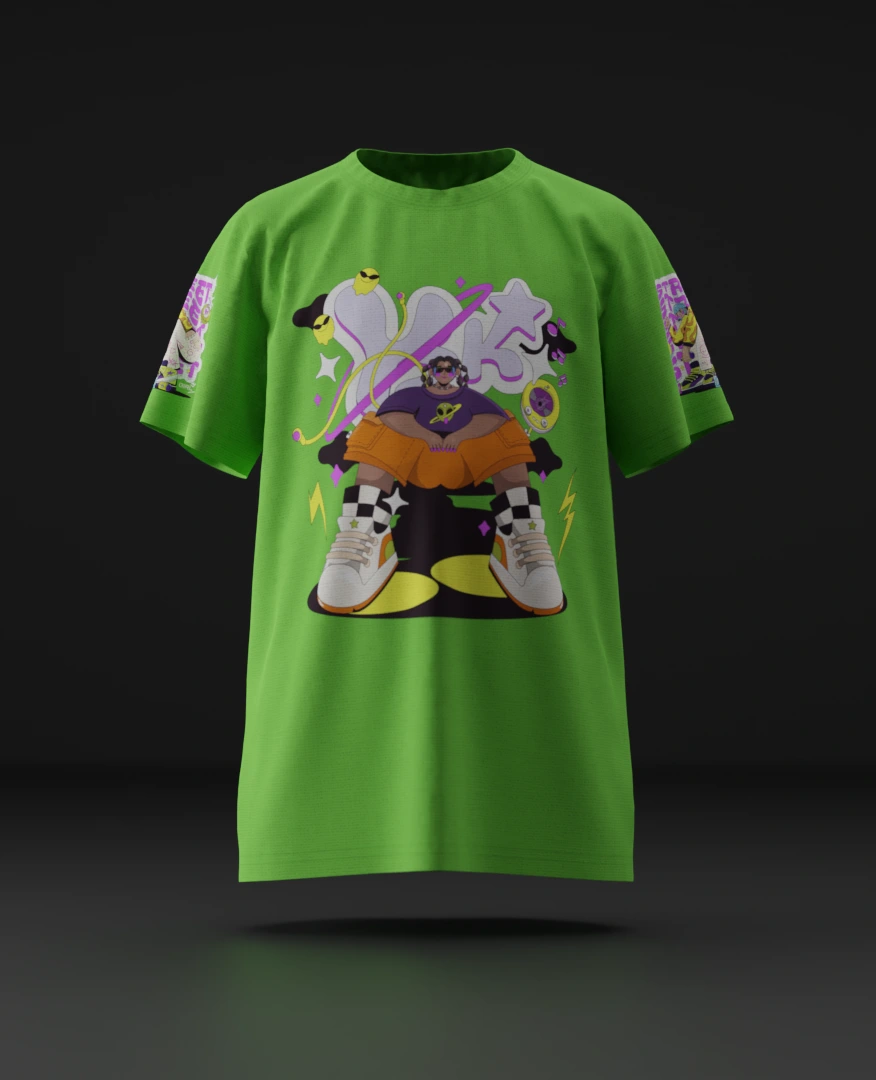 3D Kids Regular T-Shirt Mockup Vol 29 | 3D Kaos